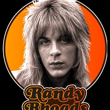 "Retro Randy Rhoads Tribute " Sticker for Sale by Finn-GX | Redbubble