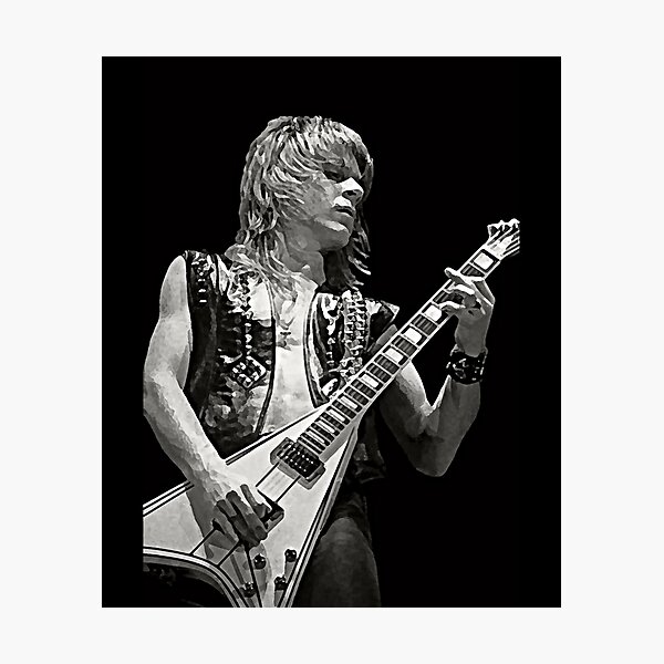 "Randy Rhoads Art Heavy Metal Hard Rock Premium " Photographic Print ...