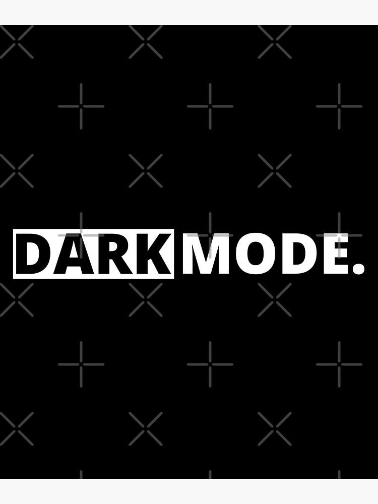 "Dark Mode" Sticker for Sale by BWPExposure | Redbubble