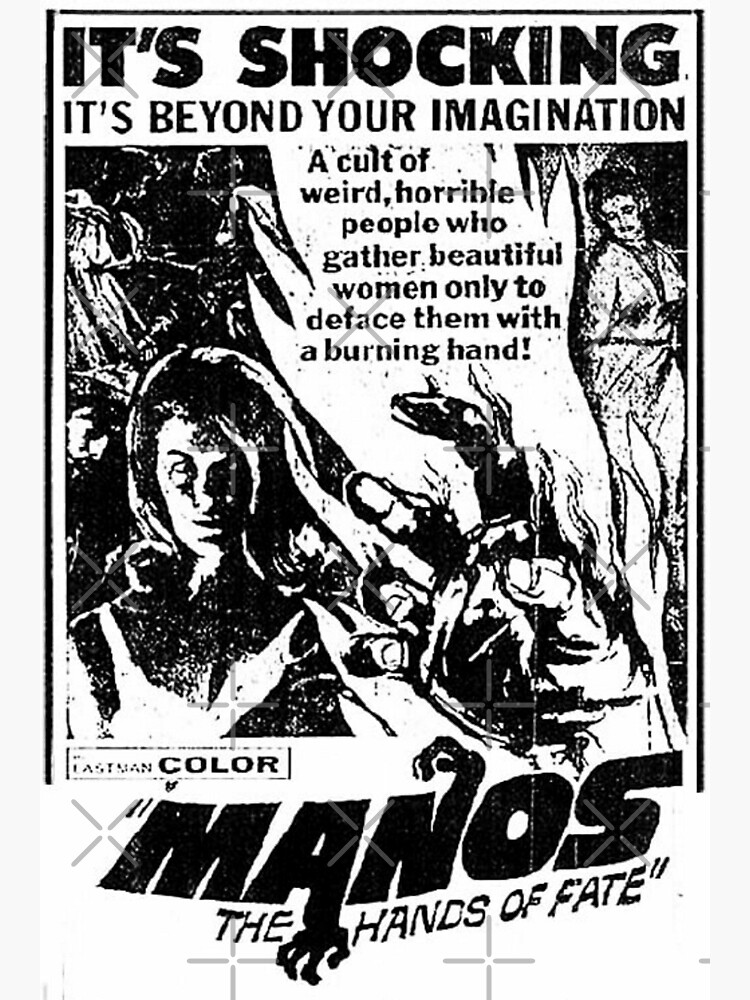 Manos The Hands Of Fate Movie Poster Poster For Sale By