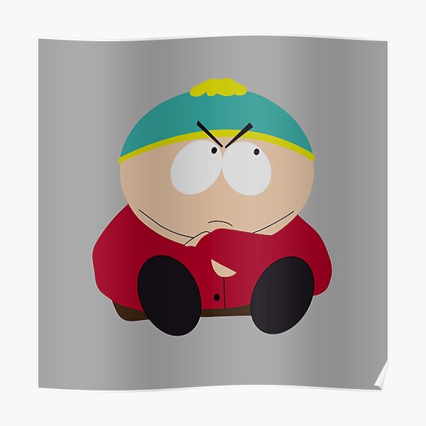 "Angry Cartman" Poster for Sale by PoeTatoes | Redbubble