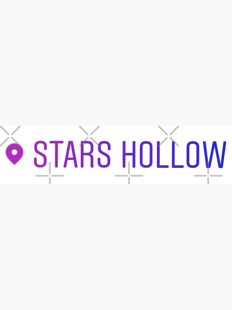 "Stars Hollow" Sticker for Sale by jesswinchester3 | Redbubble