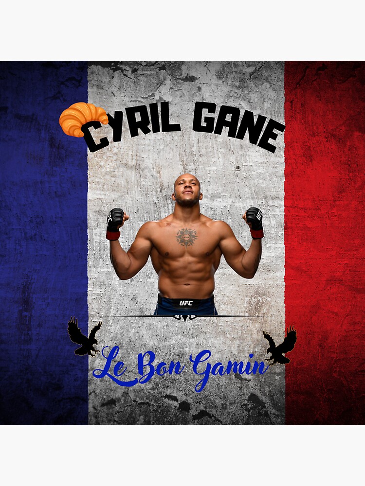 "Cyril Gane - Le Bon Gamin & french croissant" Sticker for Sale by ...