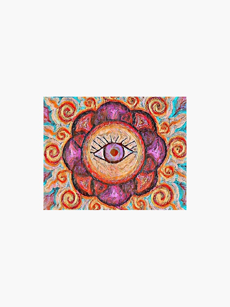 "Mandala Eye " Sticker by scardello | Redbubble