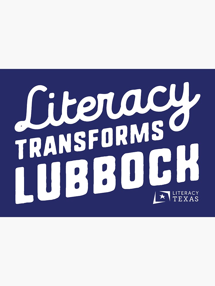 "Literacy Transforms Lubbock + Literacy Texas logo - TX education and ...