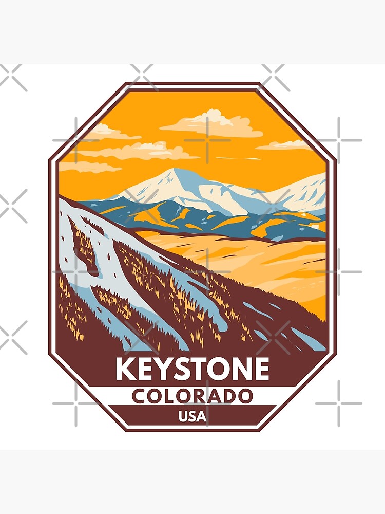 "Keystone Colorado Winter Resort" Poster for Sale by KrisSidDesigns ...