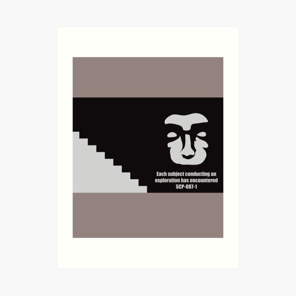 "SCP Foundation SCP-087-1" Art Print for Sale by Yu-u-Ta | Redbubble