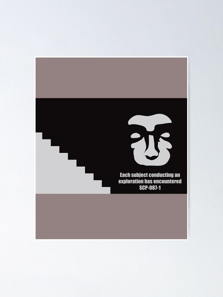 "SCP Foundation SCP-087-1" Poster for Sale by Yu-u-Ta | Redbubble
