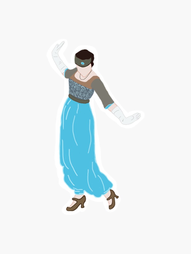 "Lady Sybil " Sticker for Sale by chargardner | Redbubble