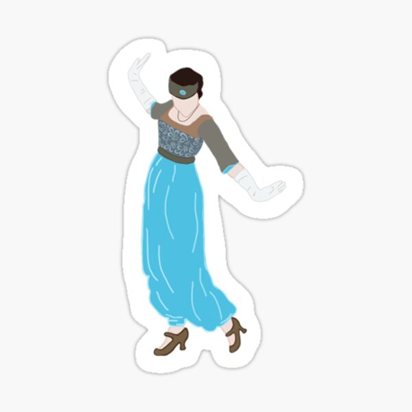 "Lady Sybil " Sticker for Sale by chargardner | Redbubble