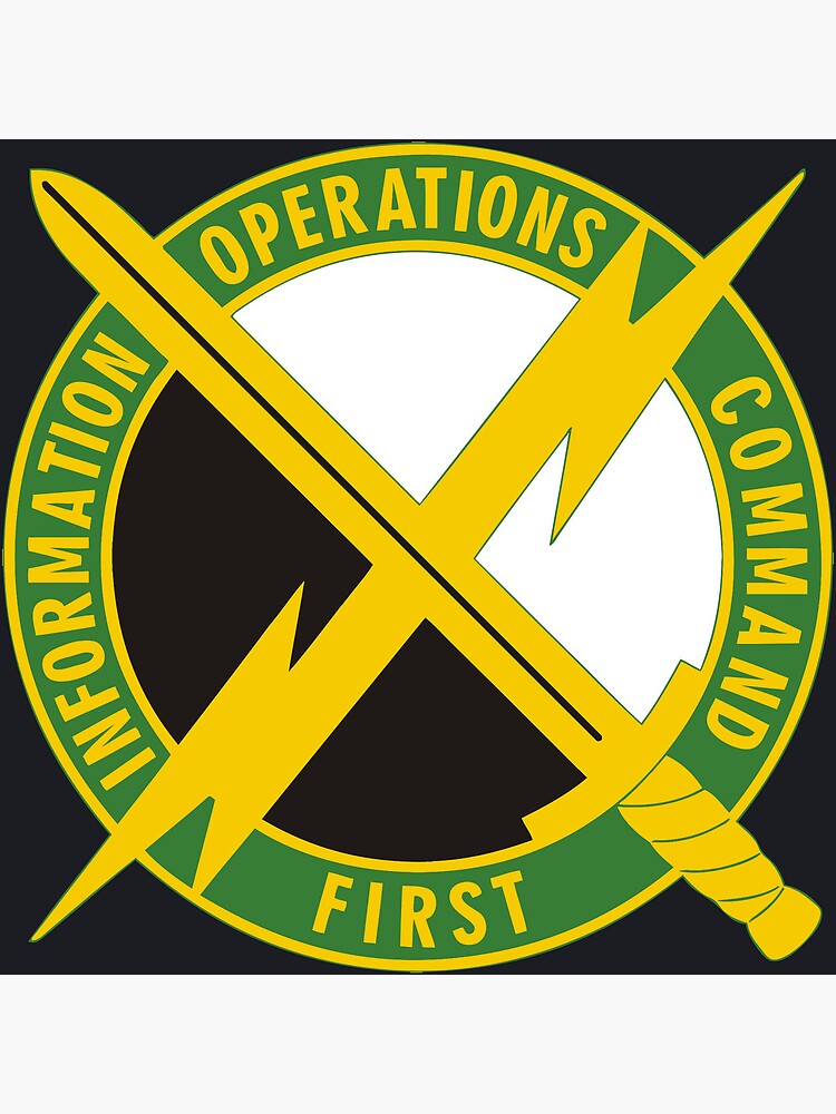 "1st Information Operations Command (Land) - US Army" Art Print by ...