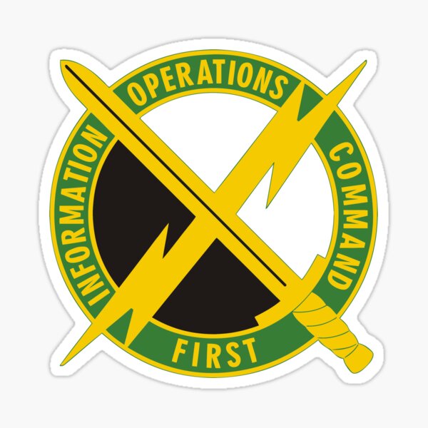 "1st Information Operations Command (Land) - US Army" Sticker for Sale ...