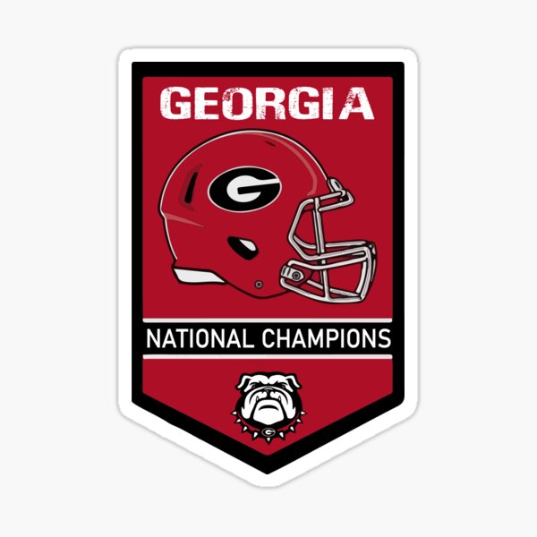"UGA National Championship Georgia Football" Sticker by VARIETA | Redbubble