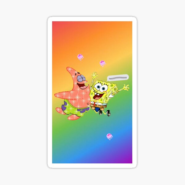 "SPONGE BOB PATRICK Friends" Sticker for Sale by JKshopp | Redbubble