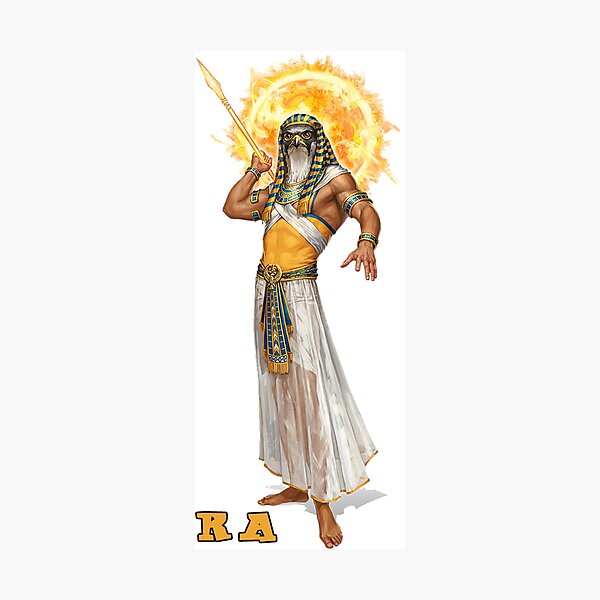 Lámina fotográfica «Ra, deidades del Antiguo Egipto Ra Aton Amon, el ...