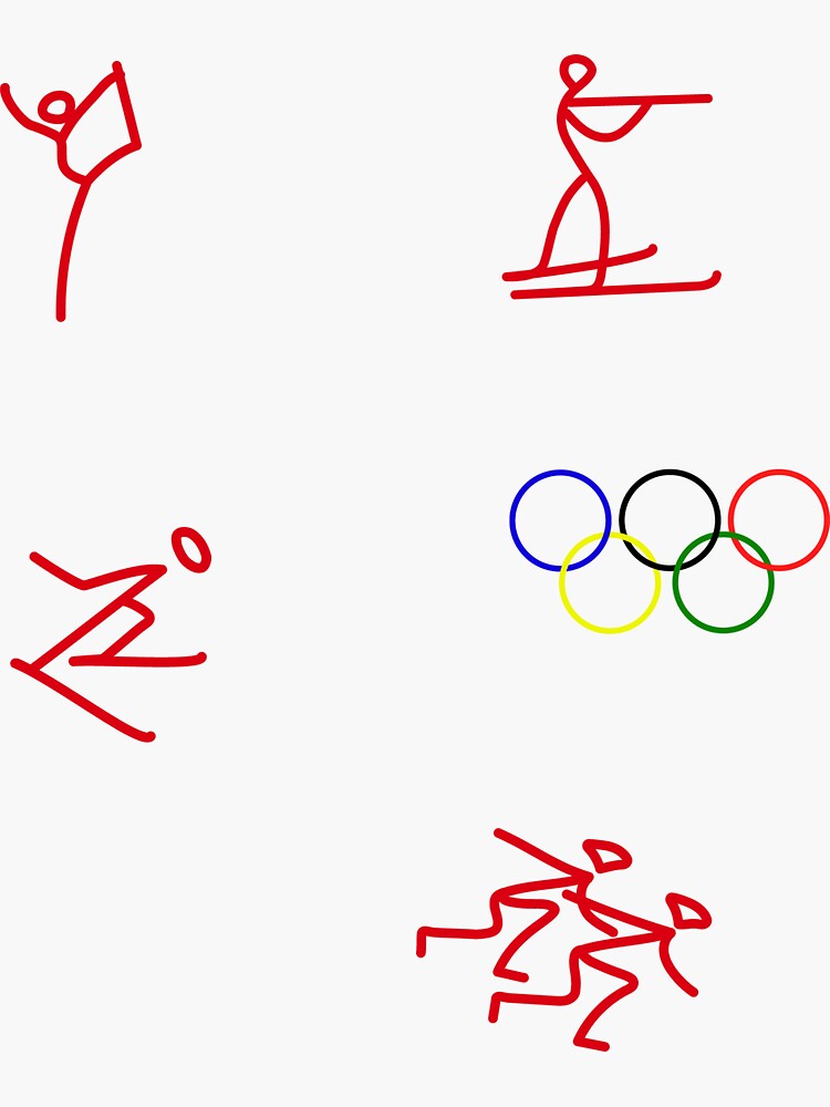 "Olympic sports" Sticker for Sale by Viks74 | Redbubble