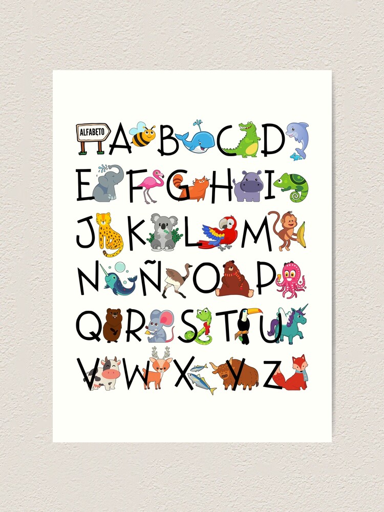 Spanish Alphabet Art