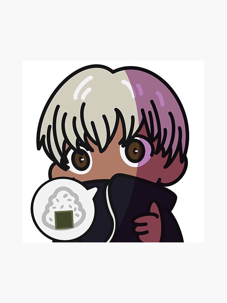 "Toge Inumaki Riceball" Sticker for Sale by TheLionDen | Redbubble