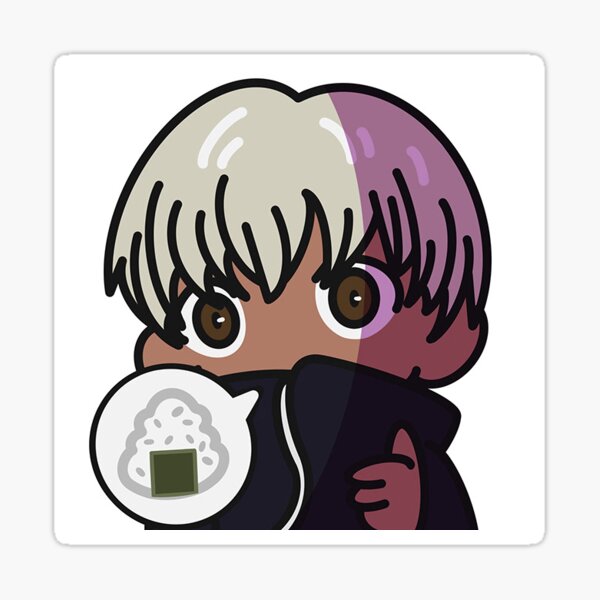 "Toge Inumaki Riceball" Sticker for Sale by TheLionDen | Redbubble