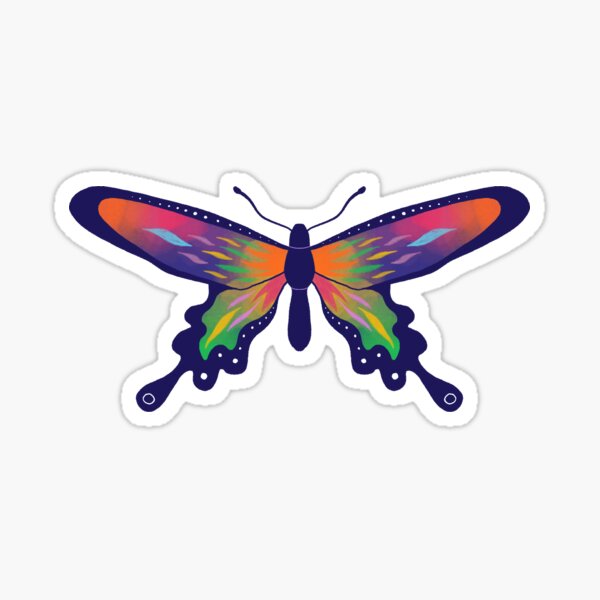 "Isabela butterfly " Sticker by Holi-Locke | Redbubble