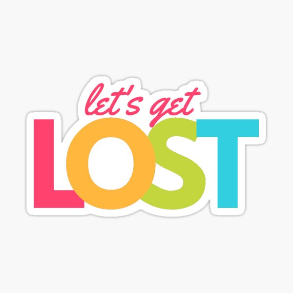 "Lost" Sticker for Sale by hussein888 | Redbubble