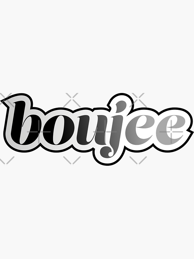 "Boujee" Sticker by Jokertext | Redbubble