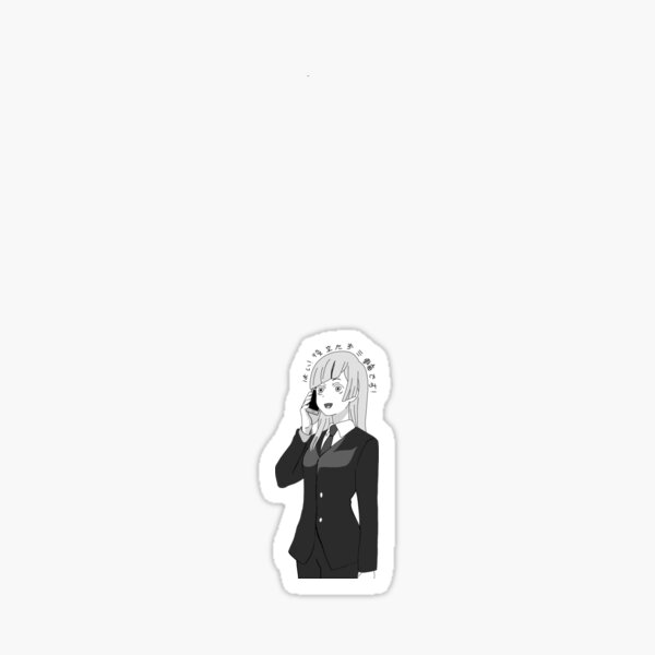"Hello! Useless Miwa Here (Japanese)" Sticker for Sale by naerex ...