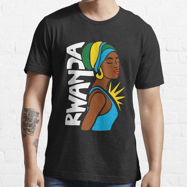 "Rwanda Rwanda Rwandan Flag African Woman Ethnic Design Black Heritage ...