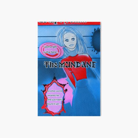 "Escape from The Mundane Comic Book Art" Art Board Print for Sale by ...