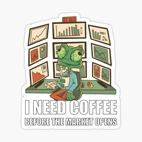 "Stock Market Design For Trader" Sticker for Sale by Selbstdesigner ...