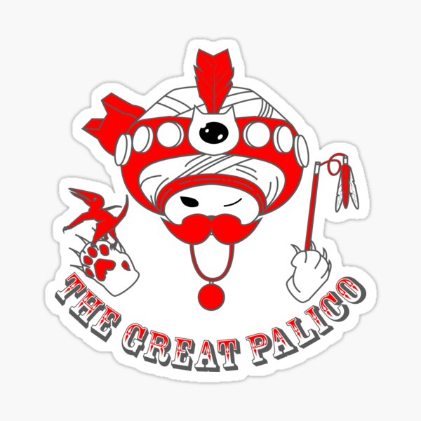 "Monster Hunter: The Great Palico Red" Sticker for Sale by OG-W33dMan ...