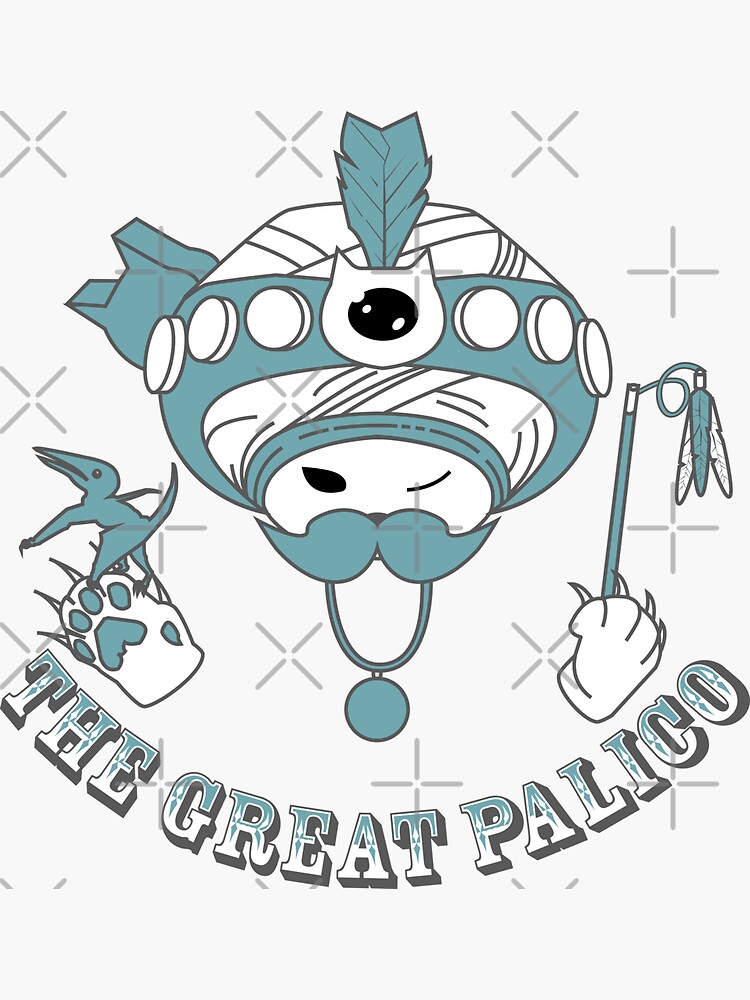 "Monster Hunter: The Great Palico Primer-Blue" Sticker for Sale by OG ...