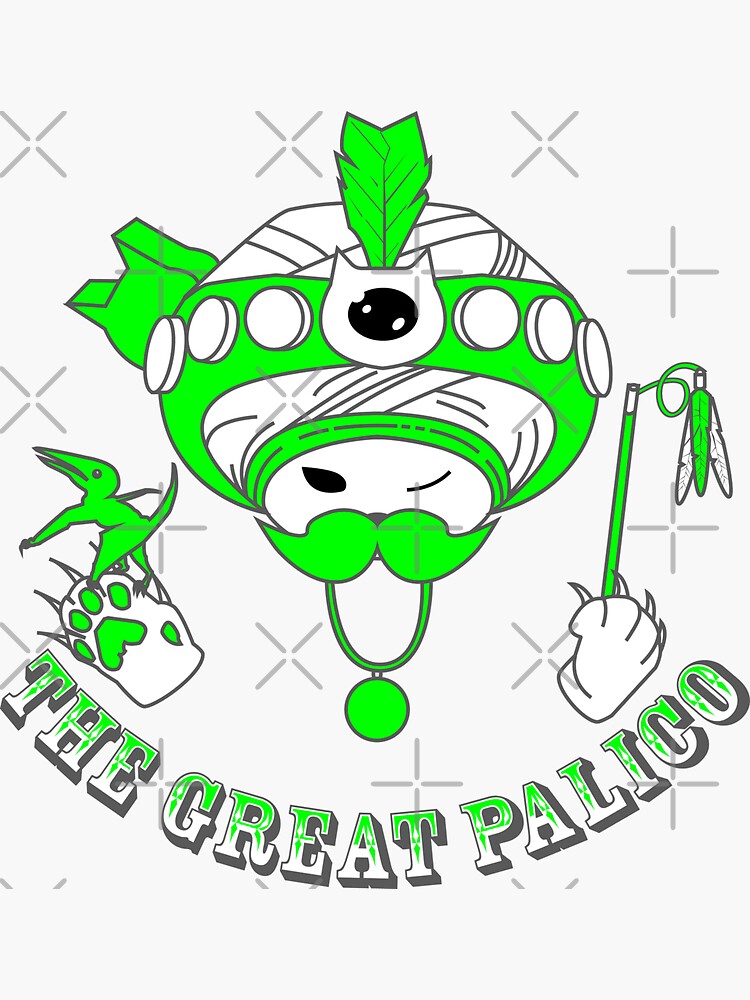 "Monster Hunter: The Great Palico Neon Green" Sticker for Sale by OG ...