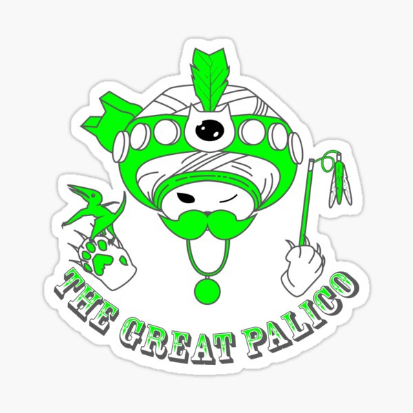 "Monster Hunter: The Great Palico Neon Green" Sticker for Sale by OG ...