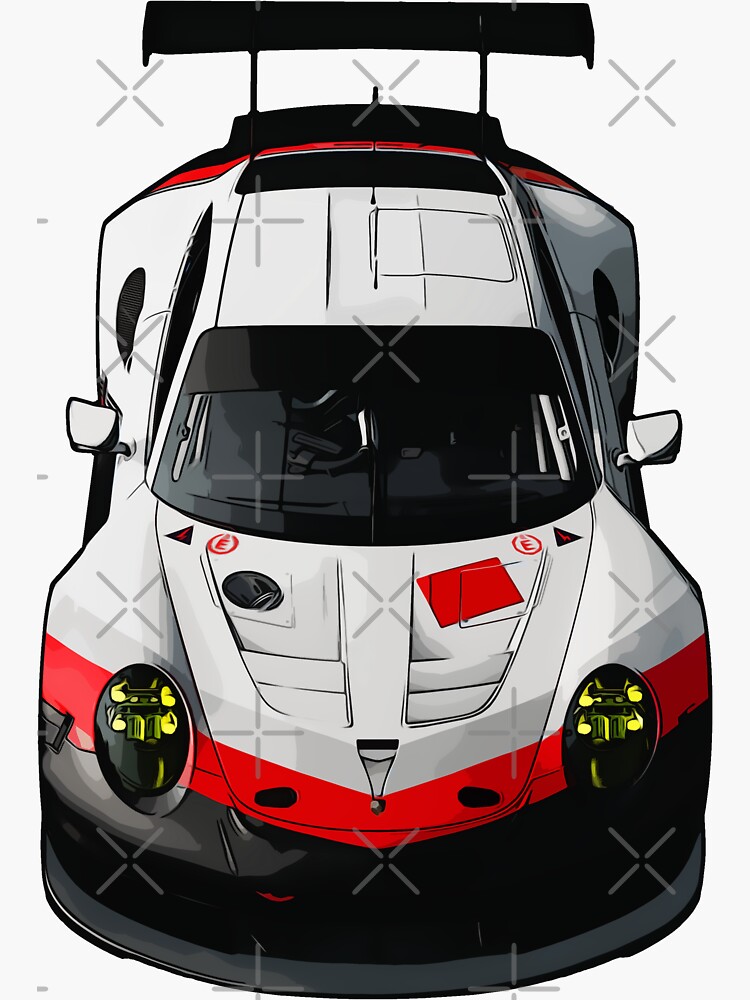 "German Race Car - Top view" Sticker by ApexFibers | Redbubble