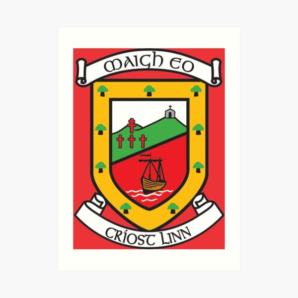 "Mayo GAA Logo" Art Print for Sale by Shav | Redbubble