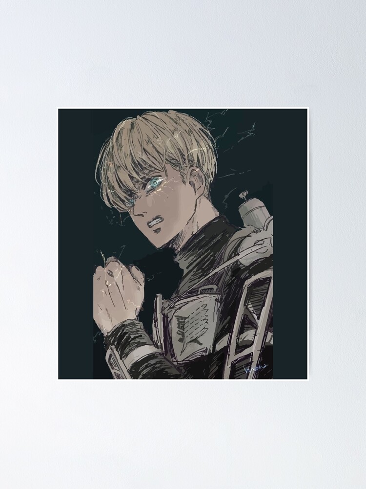 "Armin Arlert Attack On Titan Anime" Poster for Sale by Real1One ...