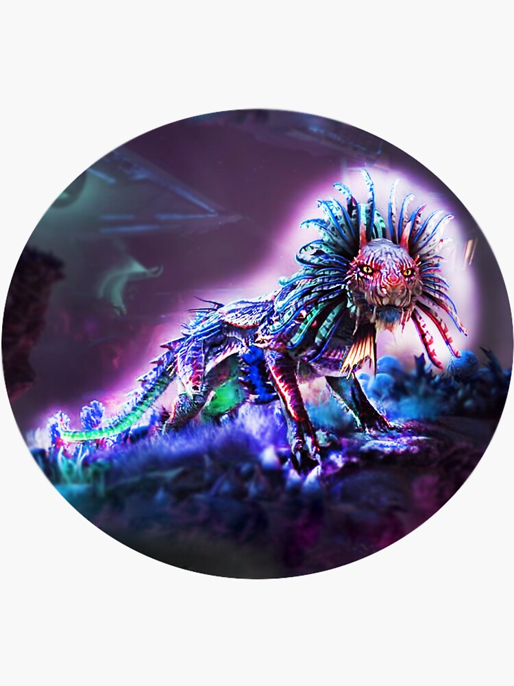 "Shadowmane Ark" Sticker by Cheesefather | Redbubble