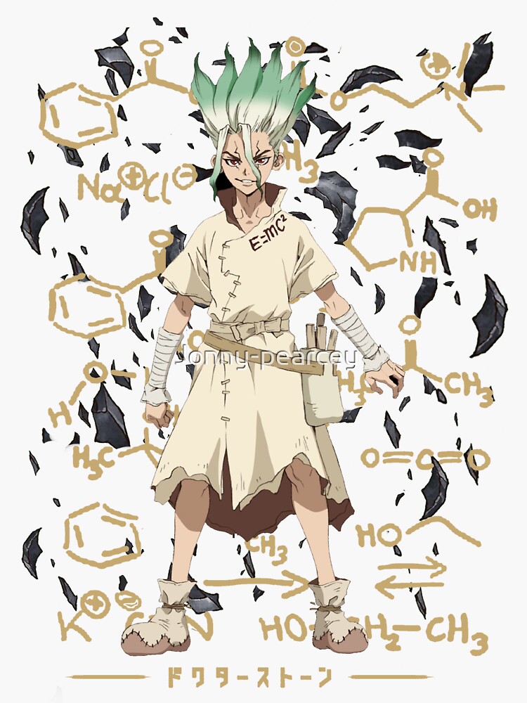 "DR STONE, Get Excited, It's Senku " Sticker for Sale by Jonny-pearcey ...