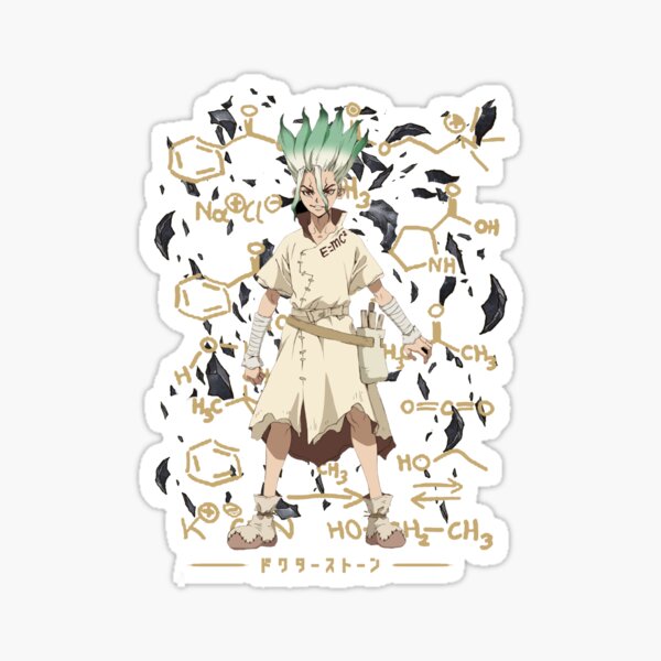 "DR STONE, Get Excited, It's Senku " Sticker for Sale by Jonny-pearcey ...