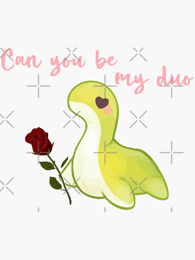 "Cute Nessie (Can you be my duo), from Apex legends" Sticker for Sale ...