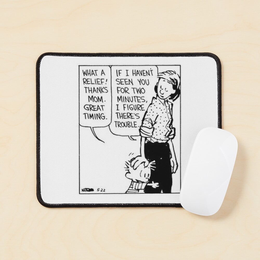 "Calvin and Hobbes Mom Cute Comic" Poster for Sale by Bob Bob | Redbubble