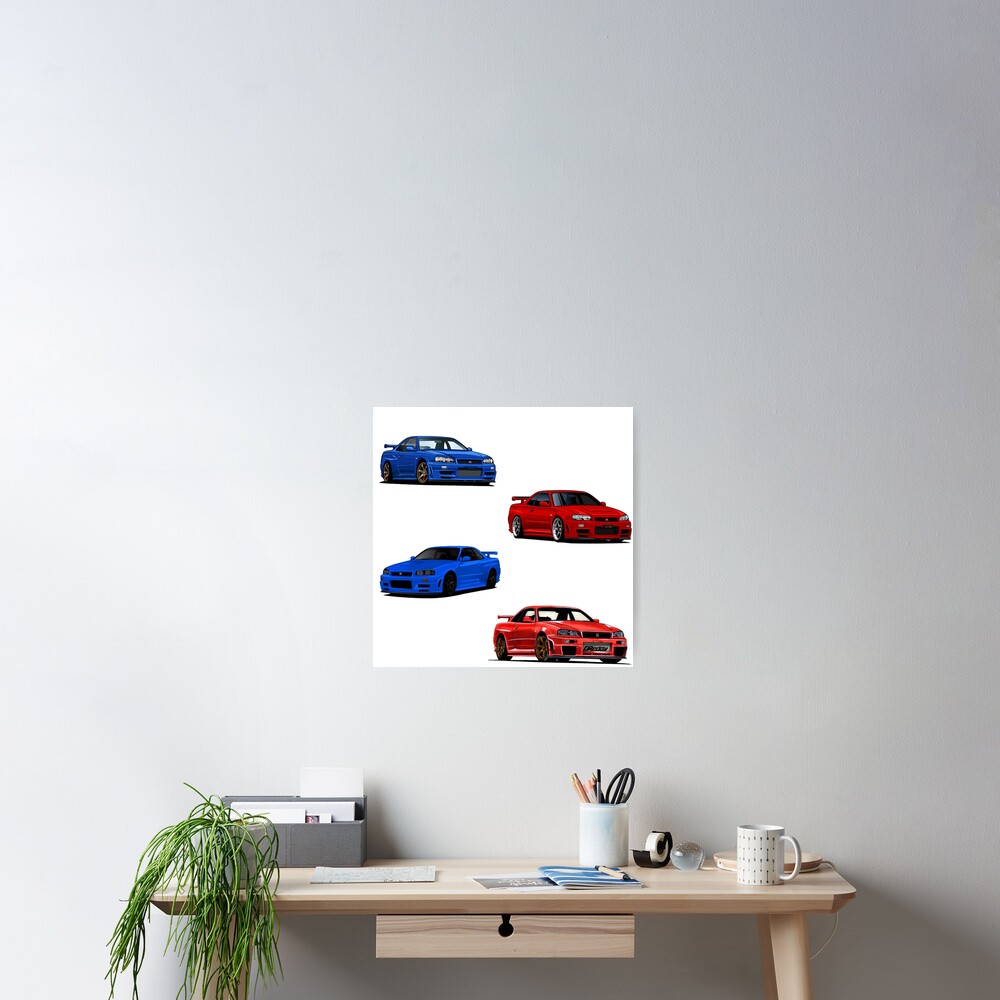 "R34 sticker pack" Poster for Sale by shanilhasantha | Redbubble