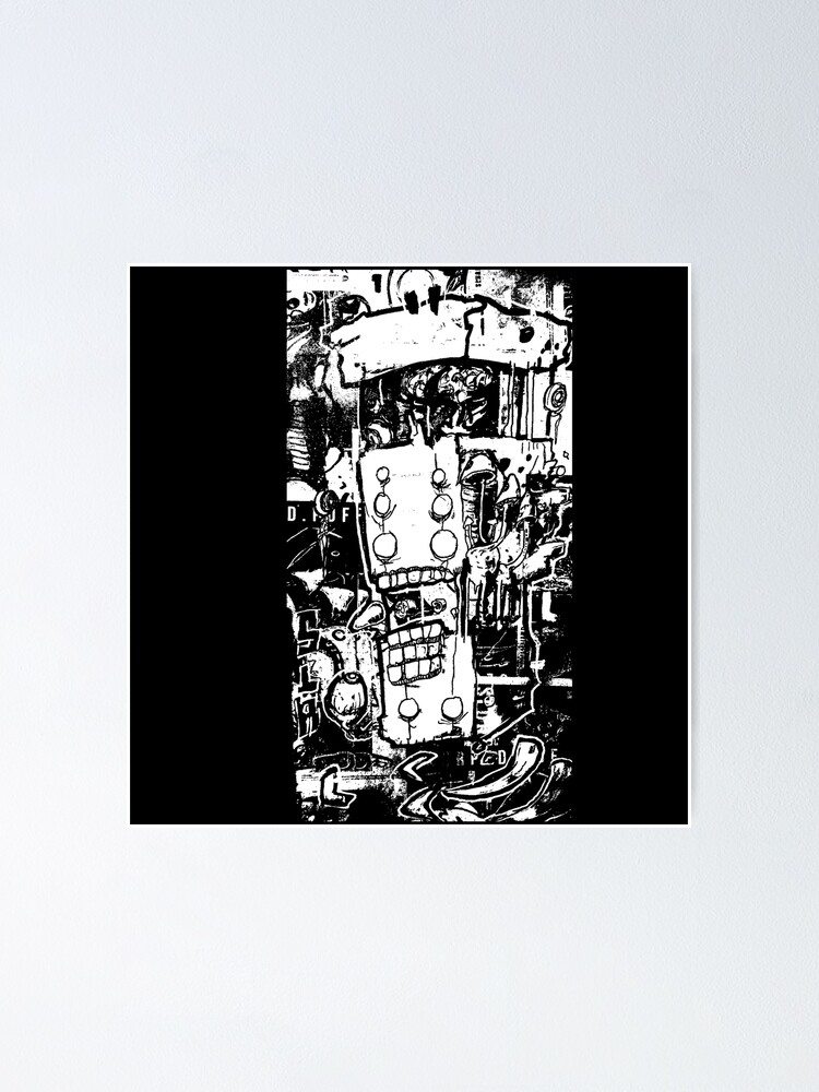 "scary paper bag monster" Poster for Sale by slurrped | Redbubble