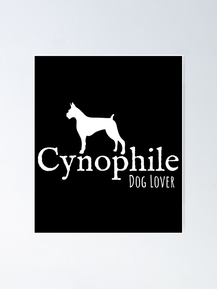 "Dog Lover Cynophile Cute Dark Academia " Poster for Sale by ...