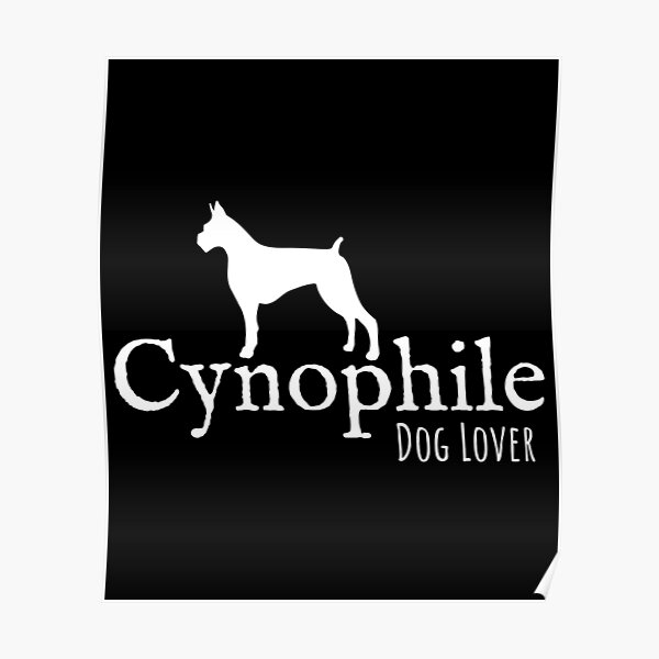 "Dog Lover Cynophile Cute Dark Academia " Poster for Sale by ...