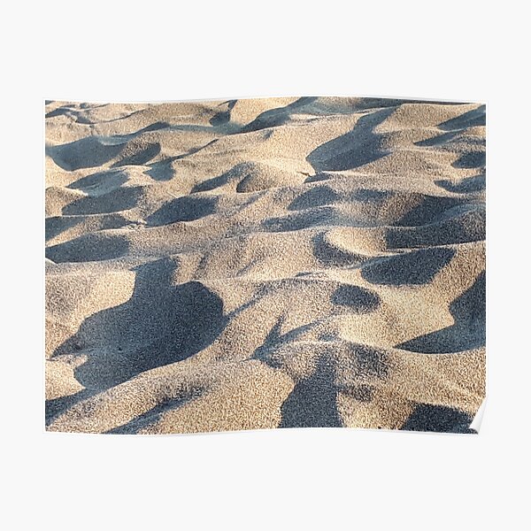 "Sand Surface Texture" Poster for Sale by DaliaArtshop | Redbubble