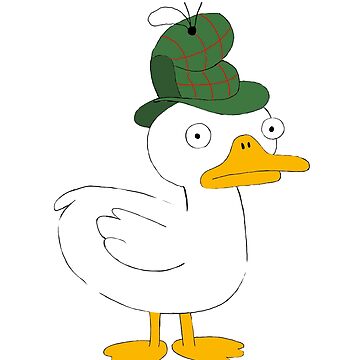 "Ducktective" Sticker for Sale by ArtByAshtyn | Redbubble