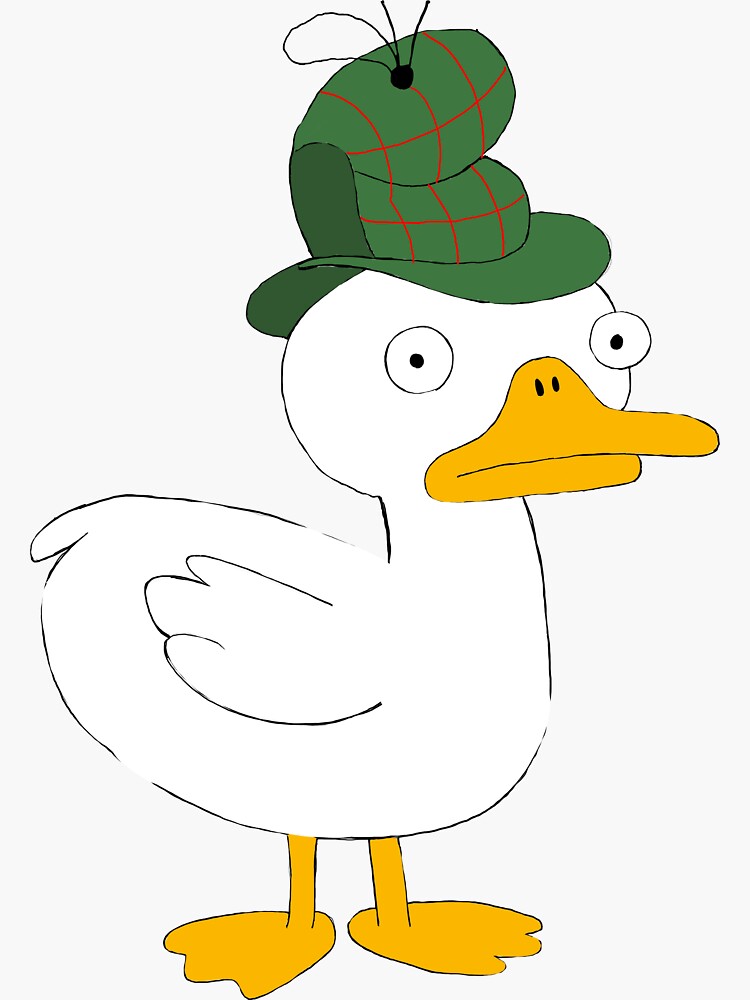 "Ducktective" Sticker for Sale by ArtByAshtyn | Redbubble