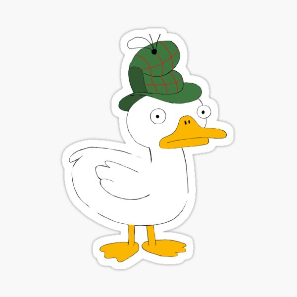 "Ducktective" Sticker for Sale by ArtByAshtyn | Redbubble
